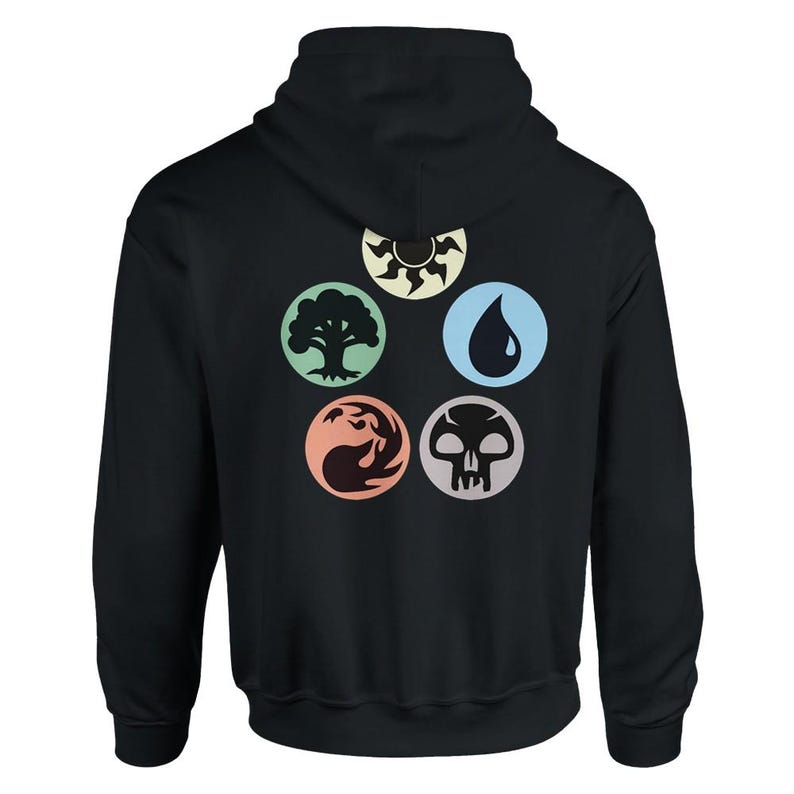 Magic: the Gathering Mana Symbols Hoodie Classic Unisex Pullover - Etsy