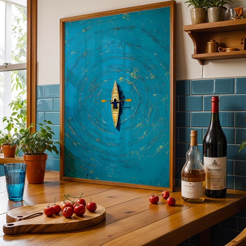 Kayak Art - Etsy