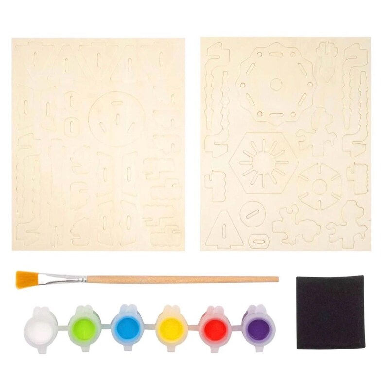 Allessimo 3D Paint Creat Puzzle (carousel - 43pcs) Model Paint Kit - Etsy