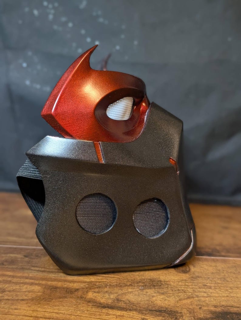 3D Printed Red Hood Mask, DC Cosplay - Etsy