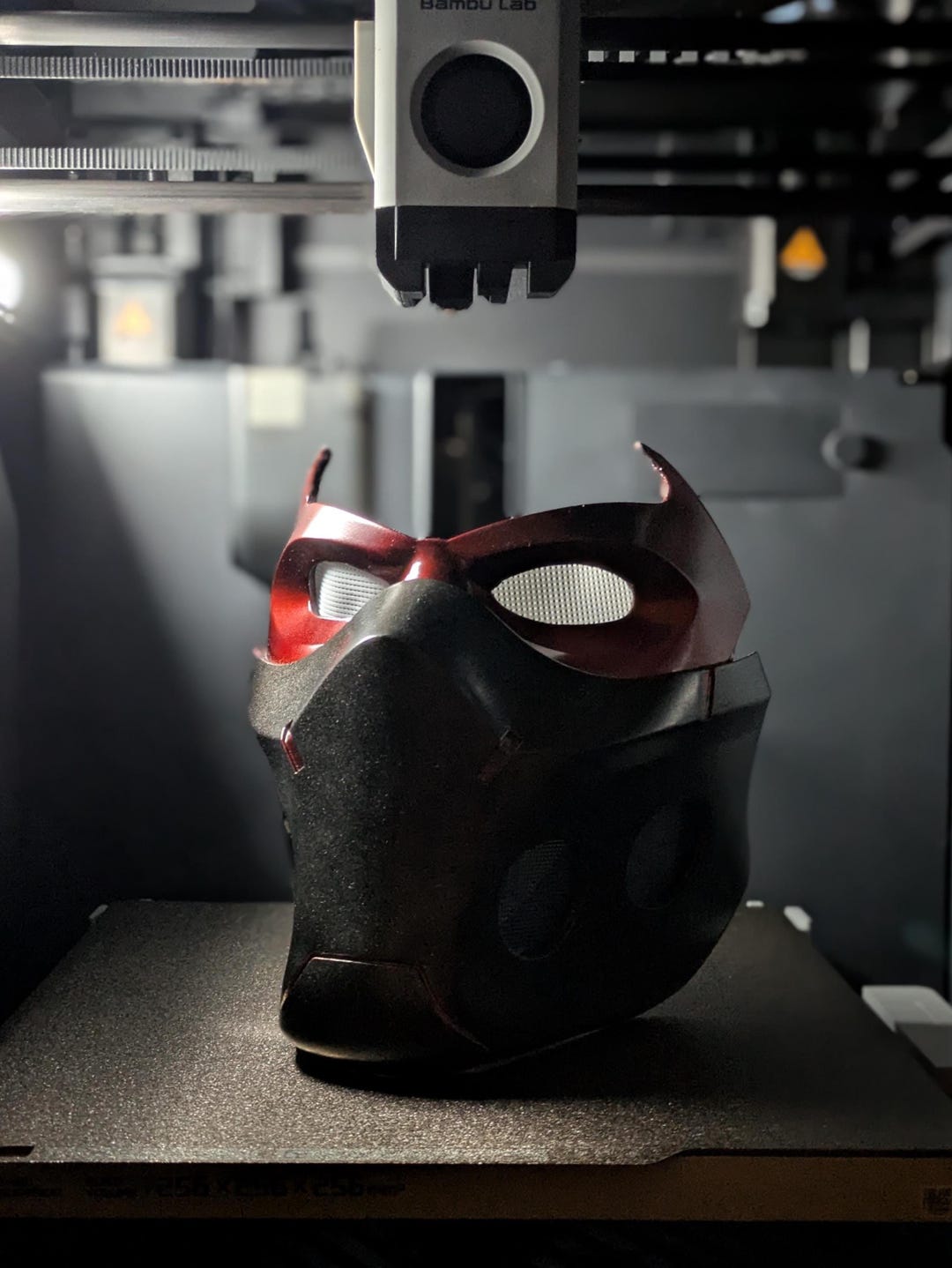 3D Printed Red Hood Mask, DC Cosplay - Etsy