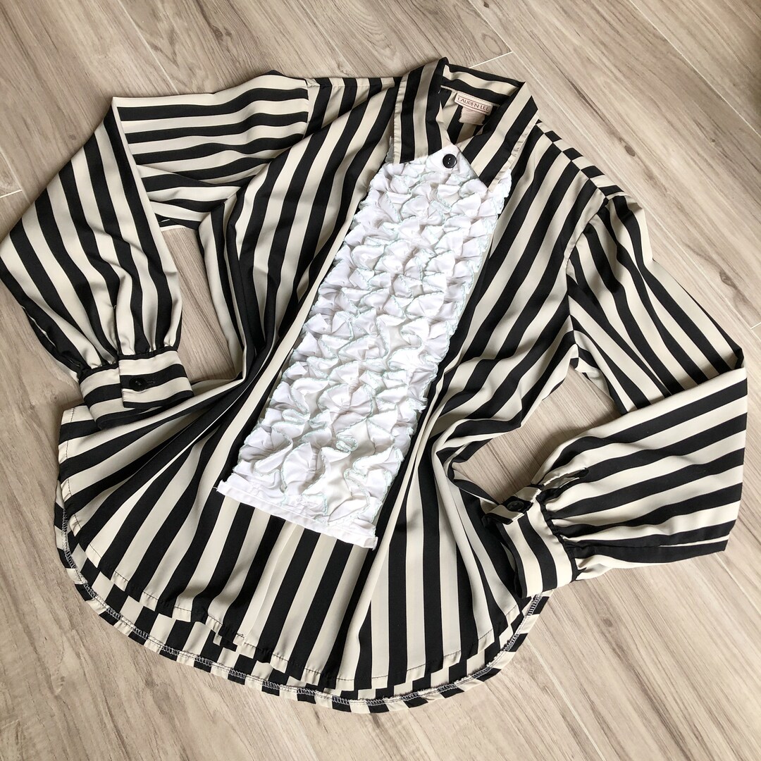 Vintage 60s/70s Mint Green Ruffled Tuxedo Attachment - Etsy