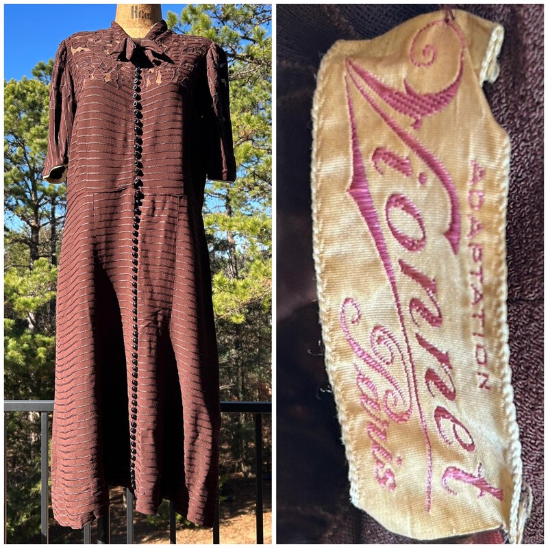 Vintage 30s Net Dress - Etsy