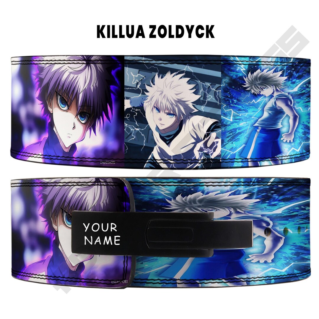 KILLUA ZOLDYCK MANGA Anime Powerlifting Lever Belt Anime Lever Belt ...