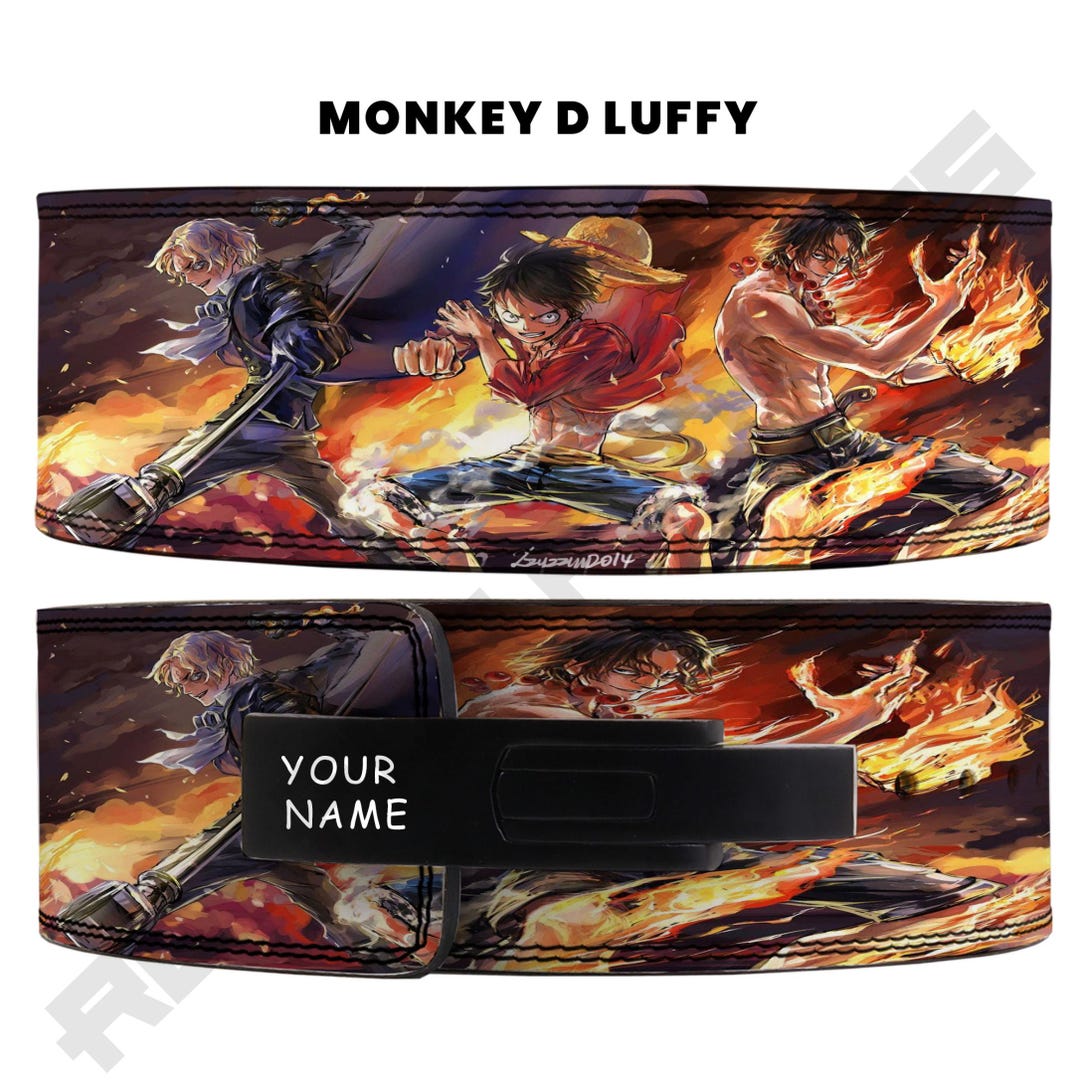 Monkey D Luffy Gear Anime Powerlifting Lever Belt Anime Lever Belt ...