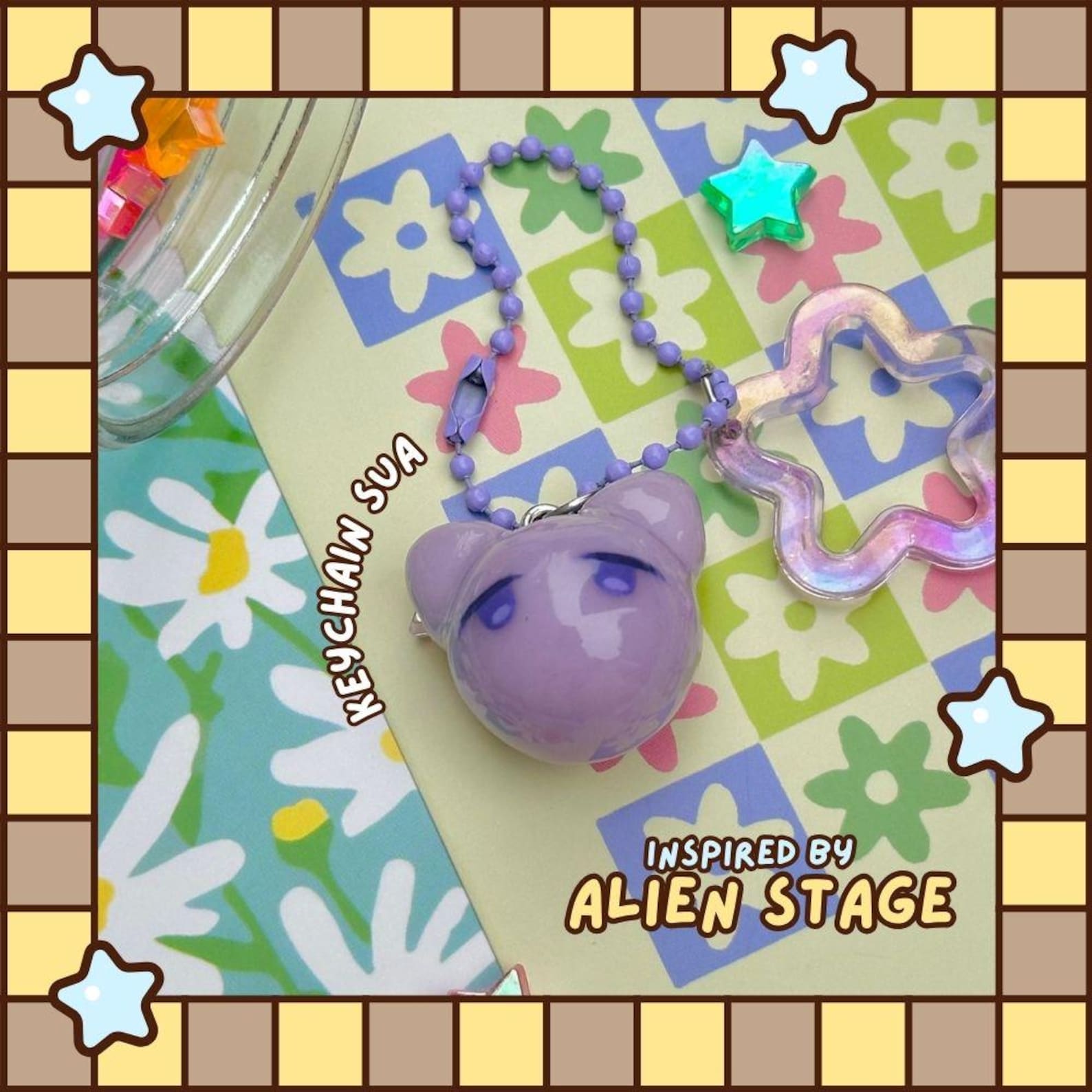 Keychain Mizi and Sua (alien Stage) - Etsy