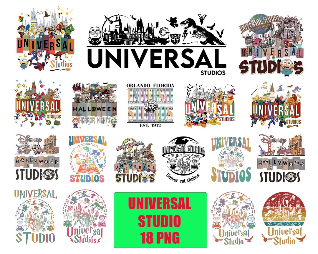 Universal Studio 2025 Png Bundle, Universal Studios Trip, Universal ...