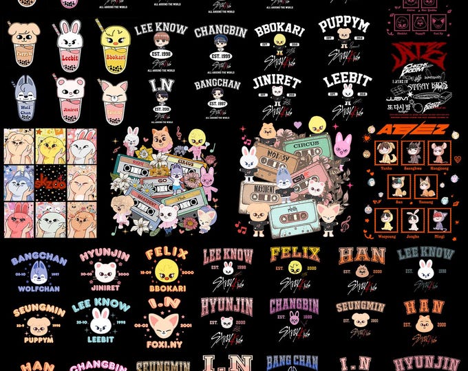 80+ Cute Stray Kids Bundle PNG, Kpop Stray Kids Png, Stray Kids Skzoo ...