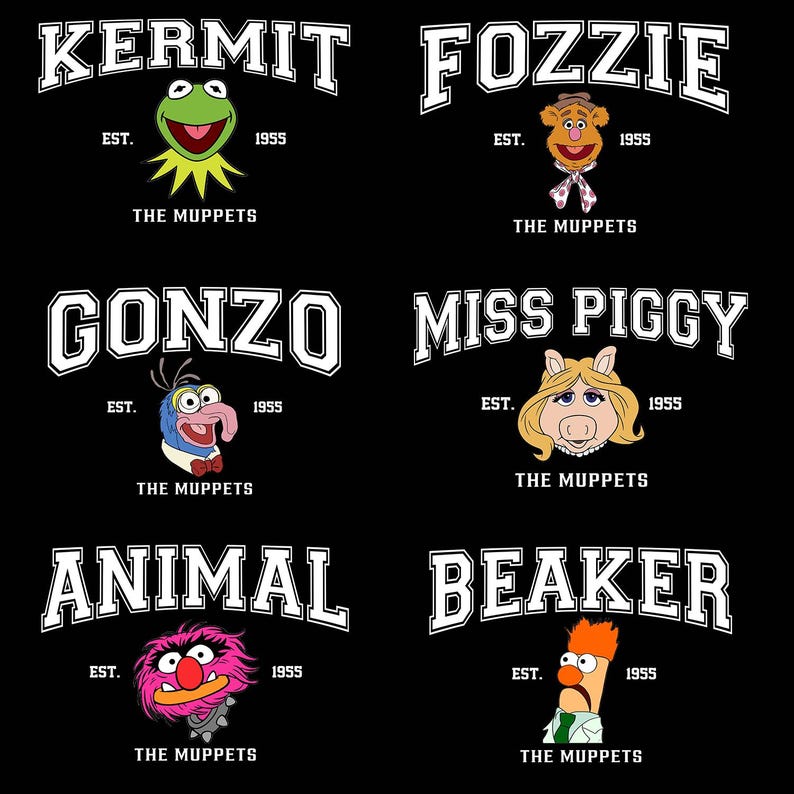 The Muppets Png, Muppets Clipart, Family Vacation Png, Birthday Squad ...