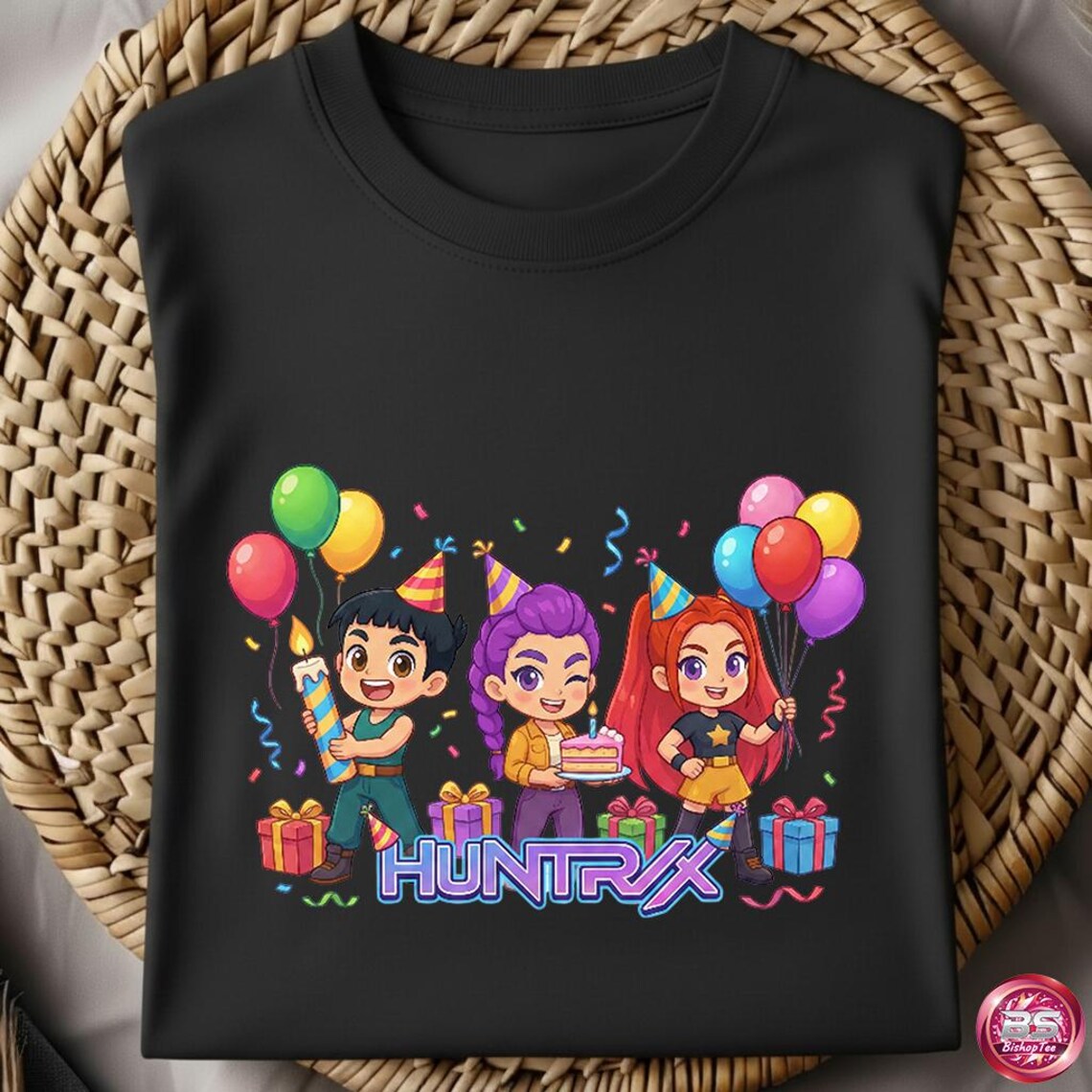 Kpop Huntrix Birthday Bundle PNG, Huntrix Kids Birthday Design, Kpop ...