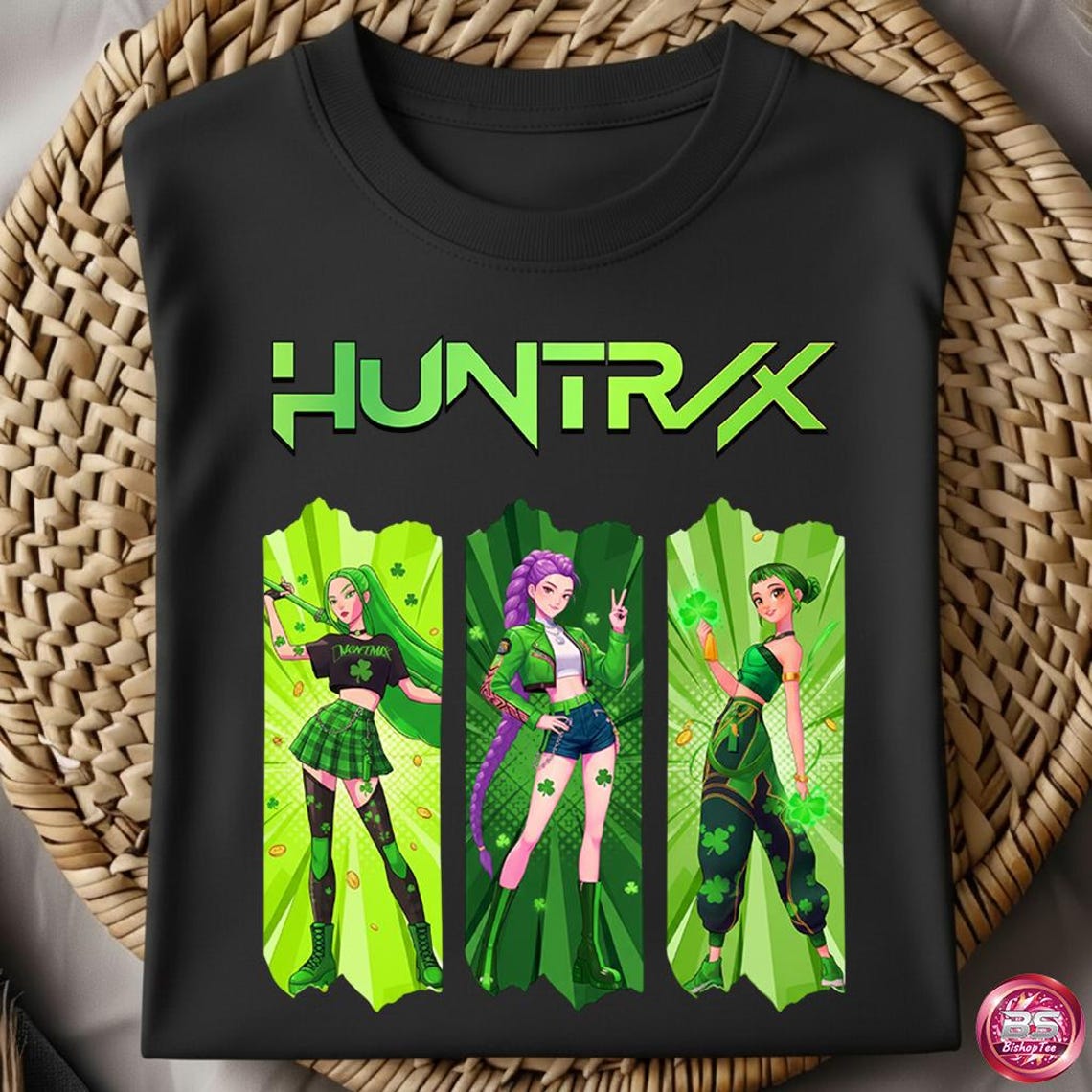 Huntrix St Patrick's Day Png, K Pop St Patrick's Day Png, Kpop Idol ...