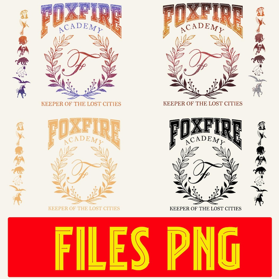 Foxfire Academy Png Bundle, the Lost Cities Symbols Png, Neverseen Png ...