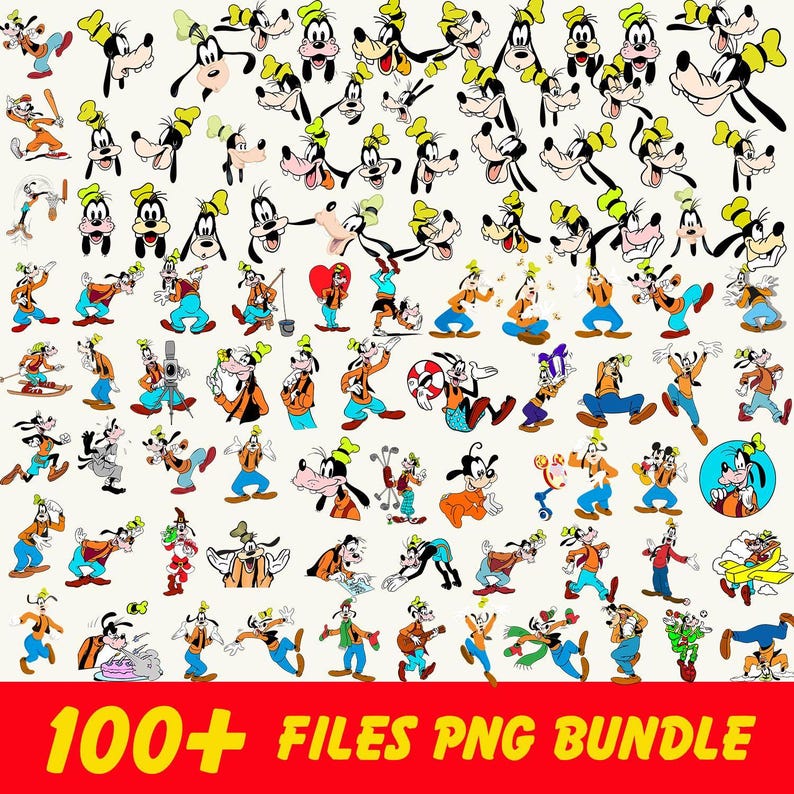 100+ Goofy PNG Bundle, Dinsey Goofy Png, Goofy Package, Disneyworld Png ...