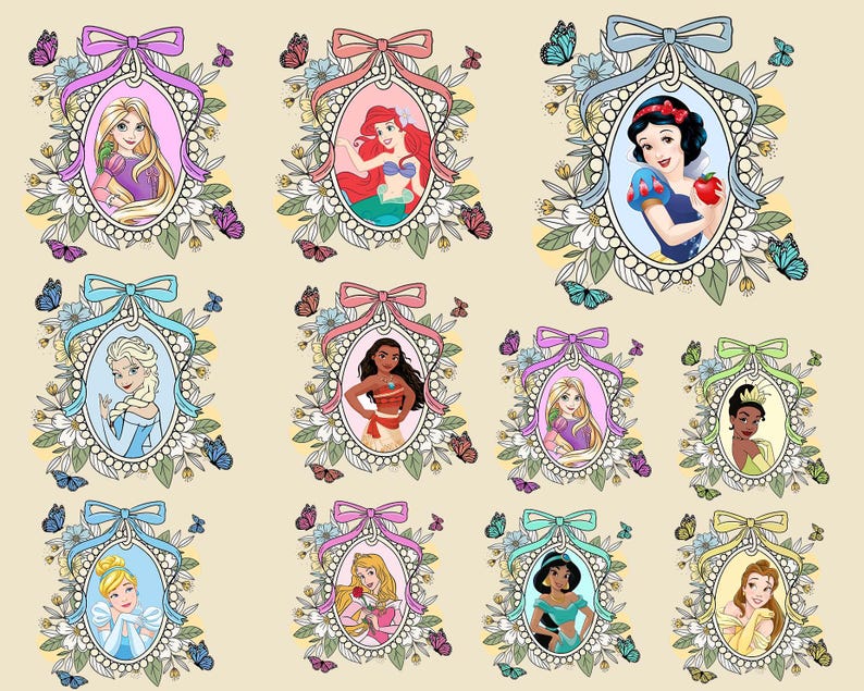 Coquette Princess Png Clipart, Disney Princess Png, Cinderella Rapunzel ...