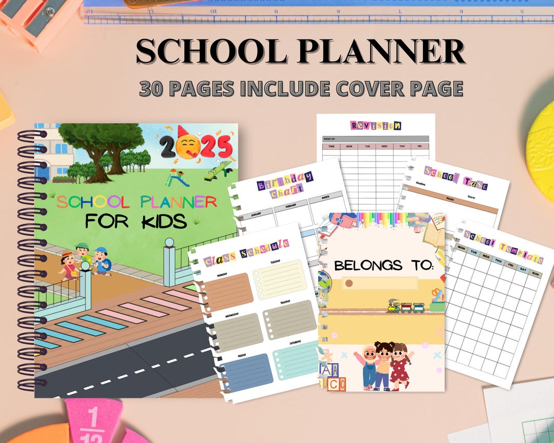 2025 Planner Template, Student's Planner, Educational Planner, Weekly ...
