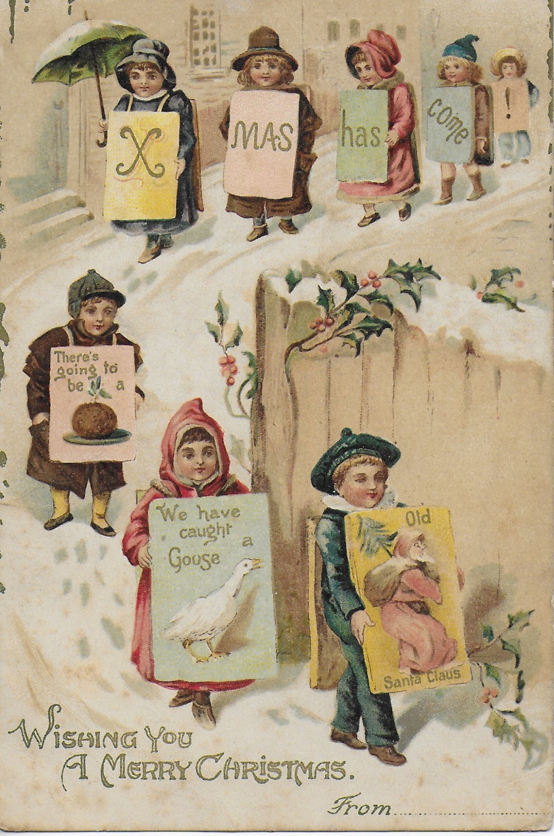 Digital Download Photo From Original, Wishing You A Merry Christmas ...