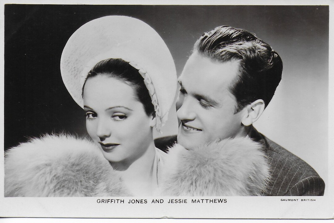 RPPC Jessie Matthews, Griffith Jones, ,hollywood Actress, Film Star ...