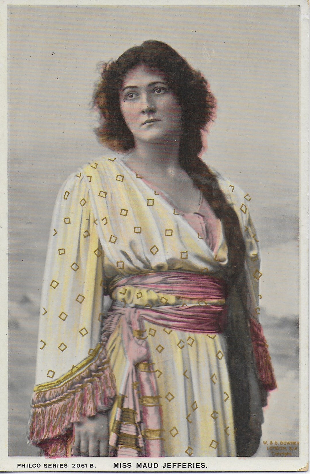 RPPC British Actress Miss Maud Jeffries, Theatre Star, Famed Beauty ...