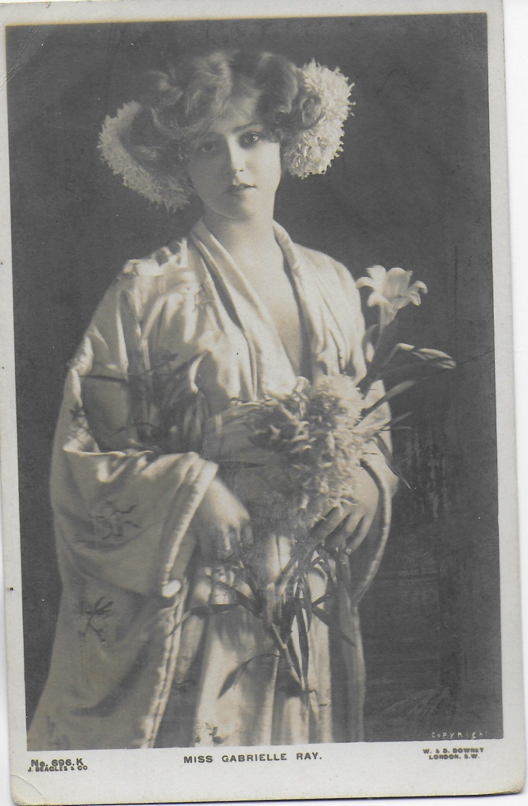 RPPC British Actress Miss Gabrielle Ray Theatre Star Famed - Etsy