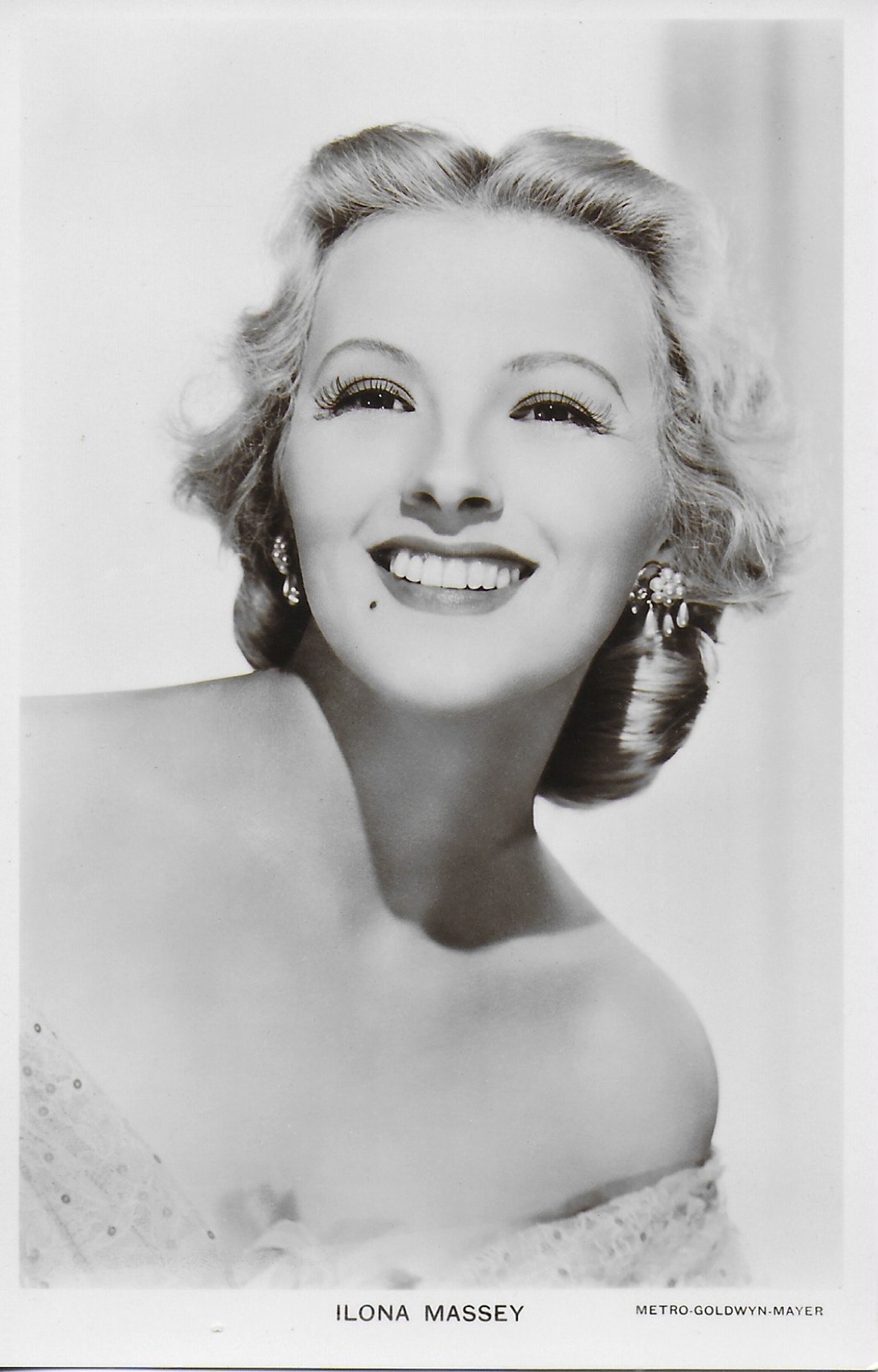 Rppc Ilona Massey Hollywood Actress Film Star Hollywood Etsy