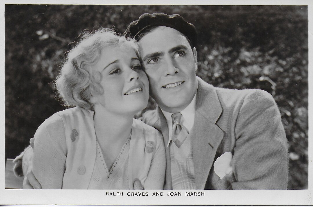 RPPC Ralph Graves, Joan Marsh ,hollywood Actress, Film Star, Hollywood ...