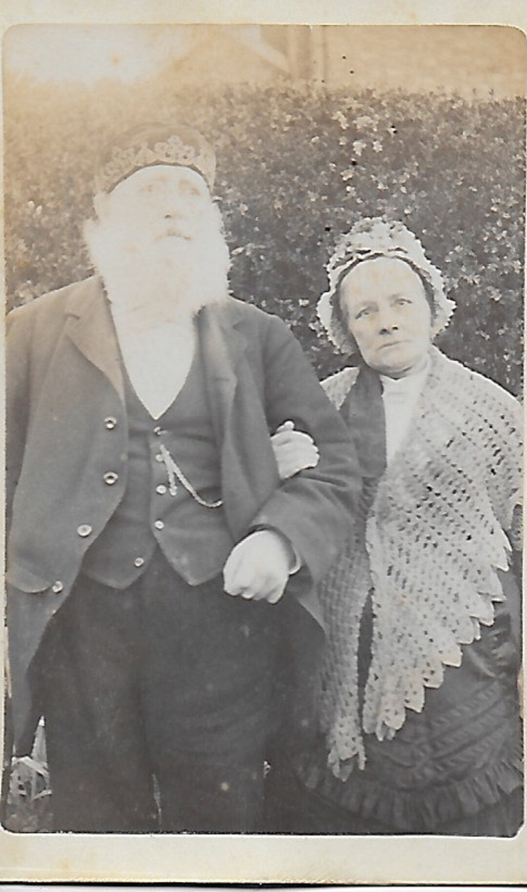 Victorian CDV the Old Couple Old Photo Studio Portrait - Etsy