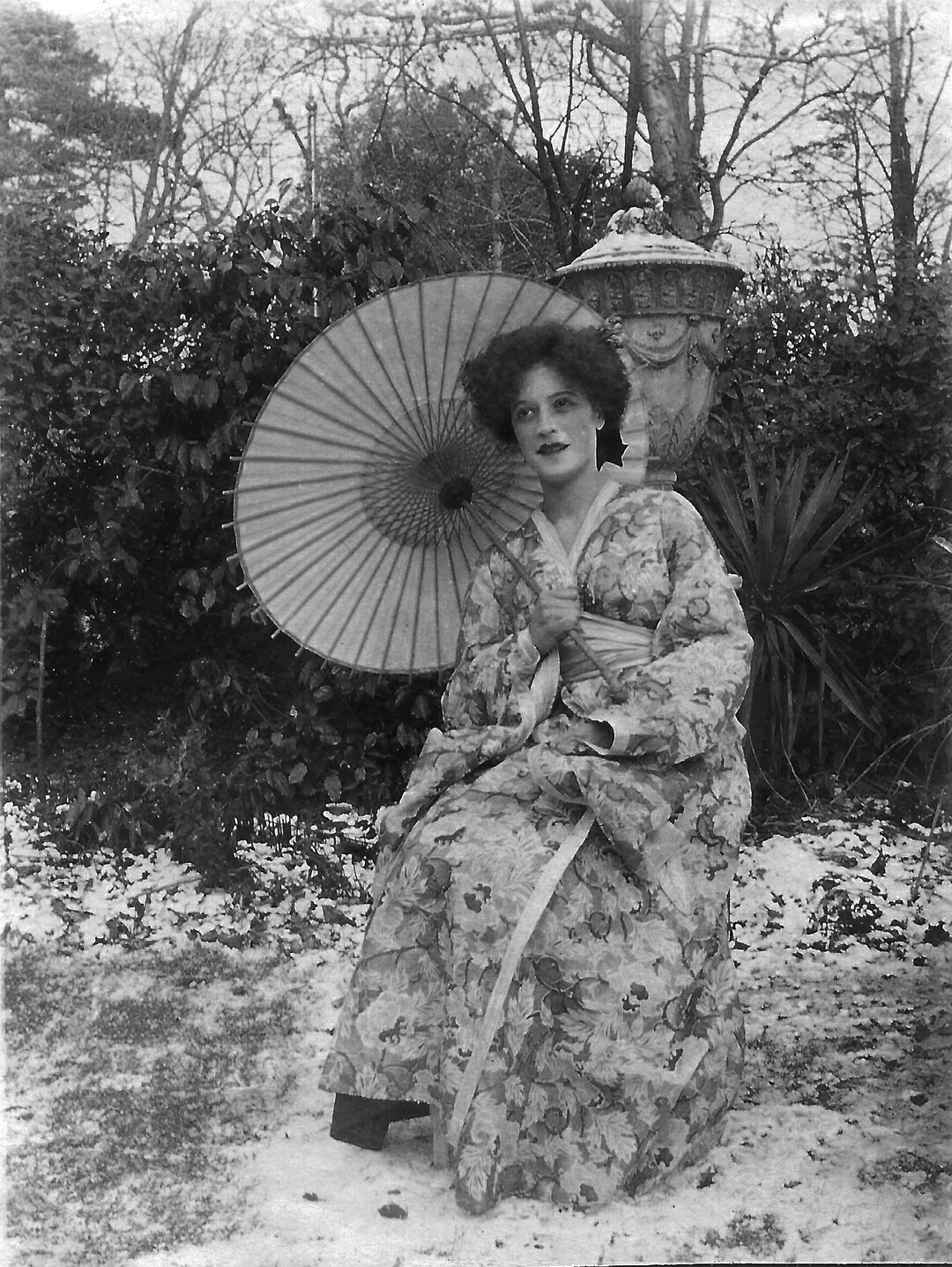 Reprint, Old Photo, From Original, Geisha Girl, Lady Dressed as Geisha ...