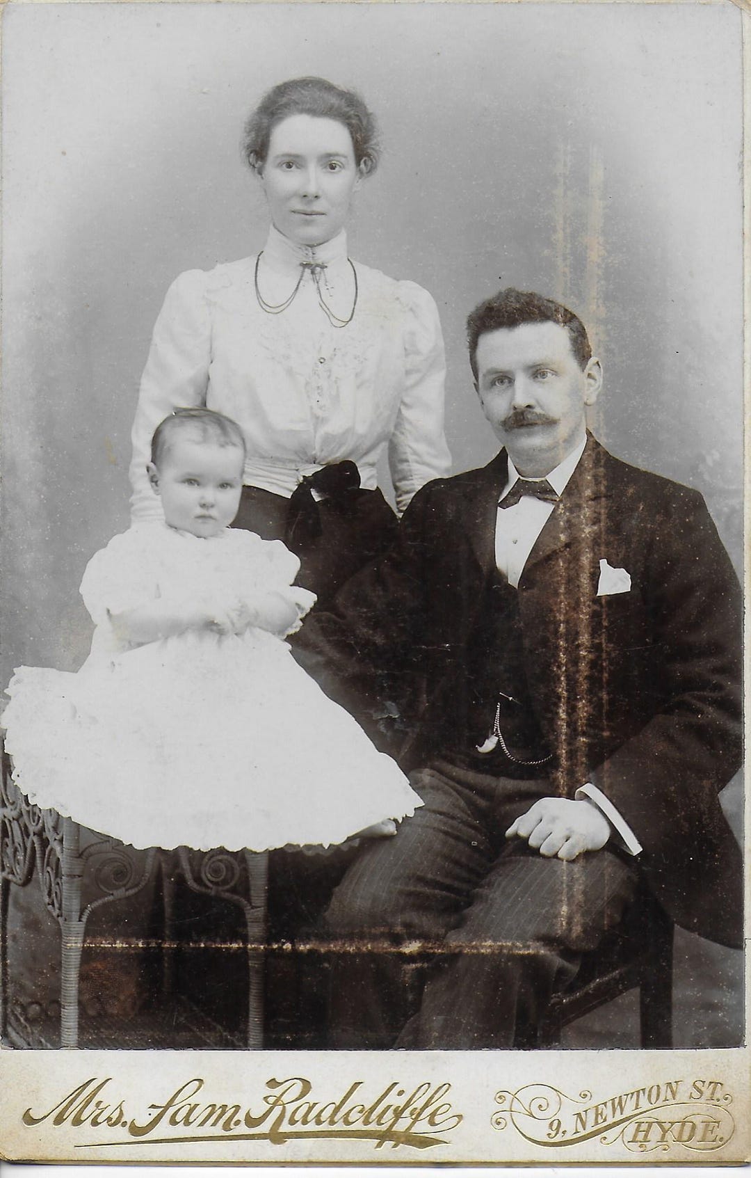 Edwardian Photograph, Cabinet Card, Family Portrait, Father, Mother ...