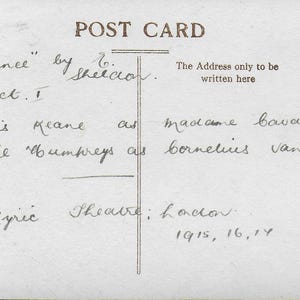 RPPC American Actress, Doris Keane, Theatre Star, Gorgeous Dress, Cecil ...