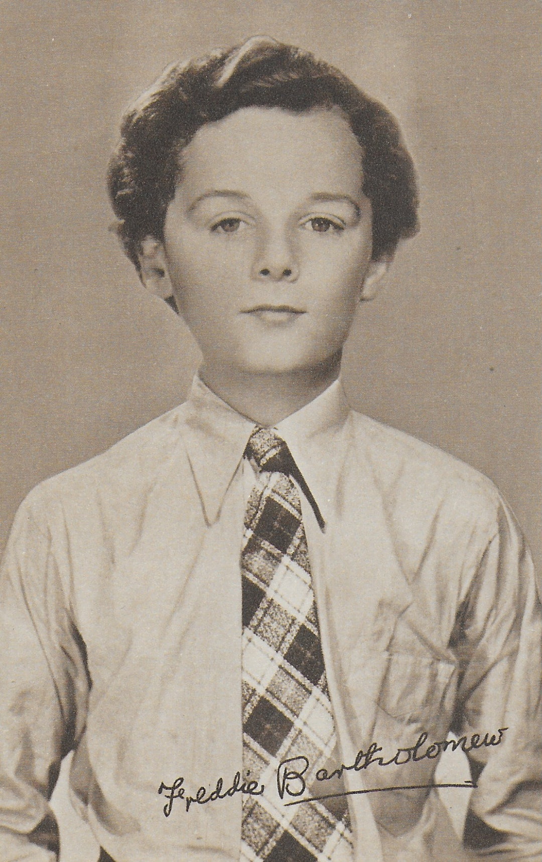 Vintage Postcard Actor, Freddie Bartholomew, Hollywood, Photogravure - Etsy