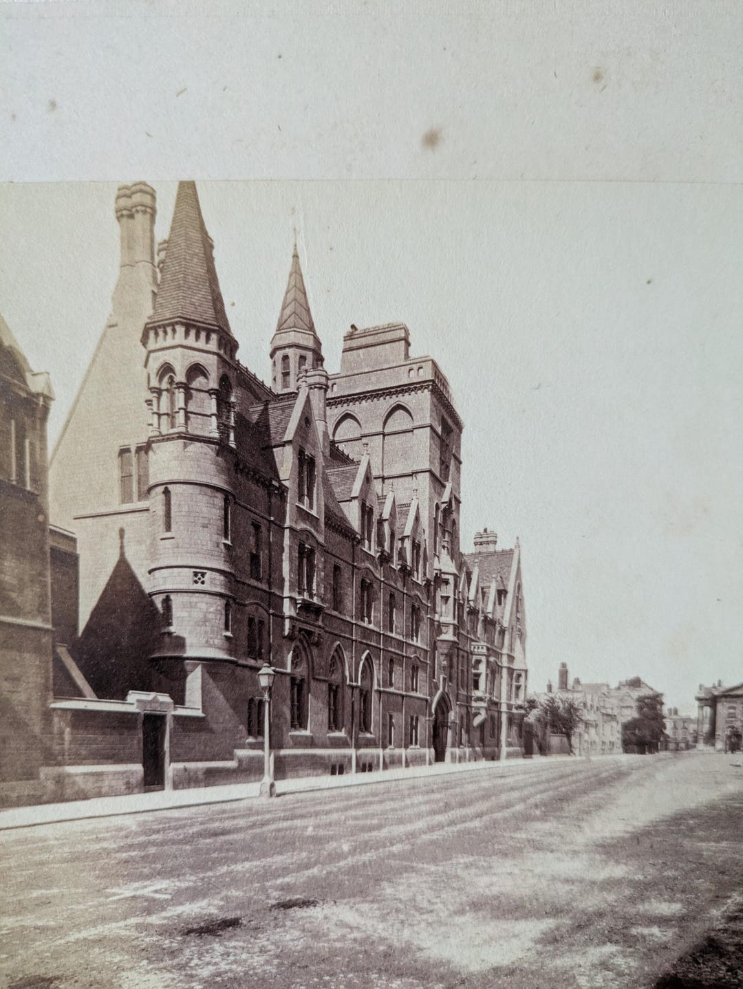 3 Victorian Photographs, Albumen Prints, Buildings, Church, Foxing, Art ...