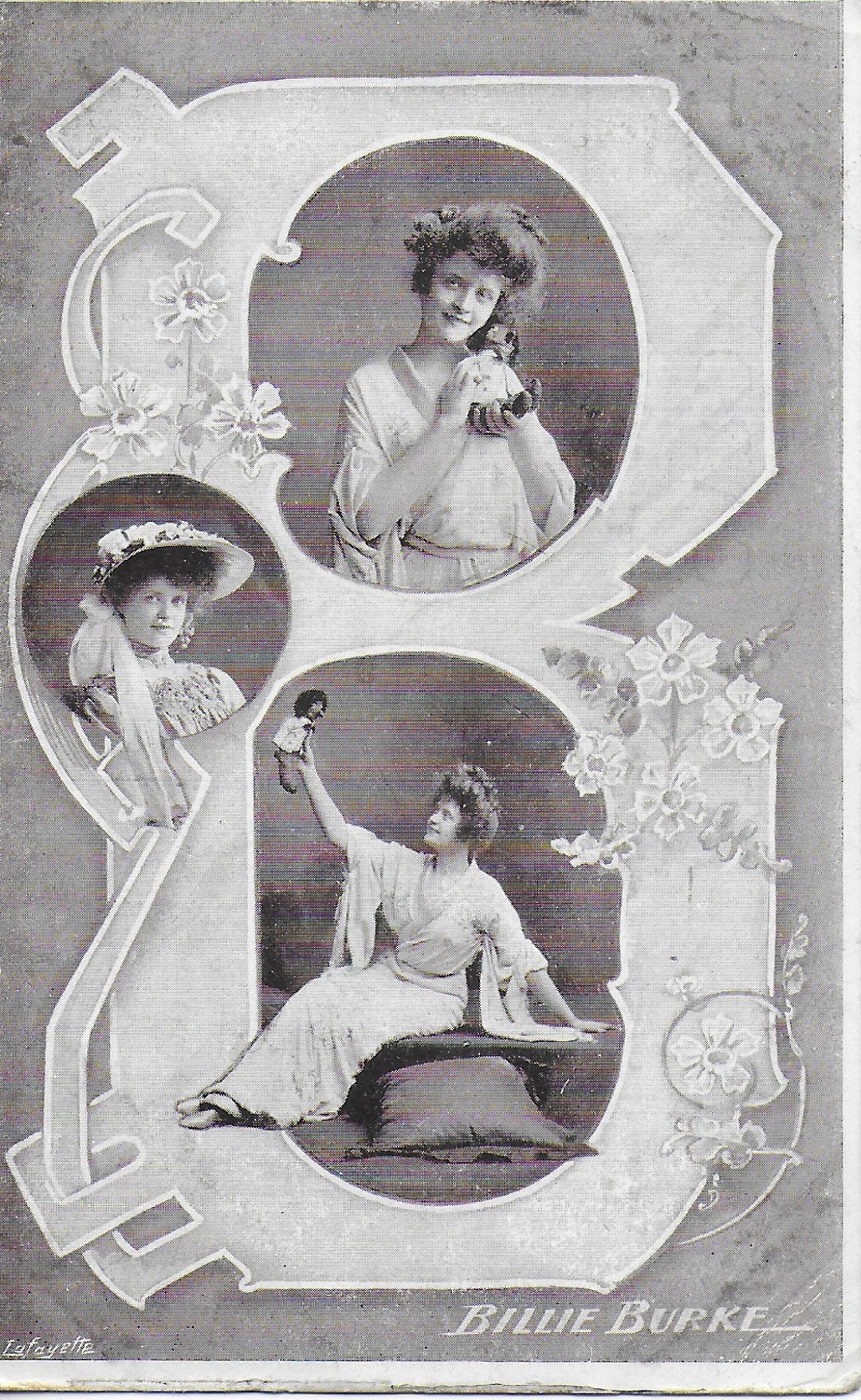 RPPC American Actress in Blue Dress, Dress, Edwardian Fashion, Theatre ...