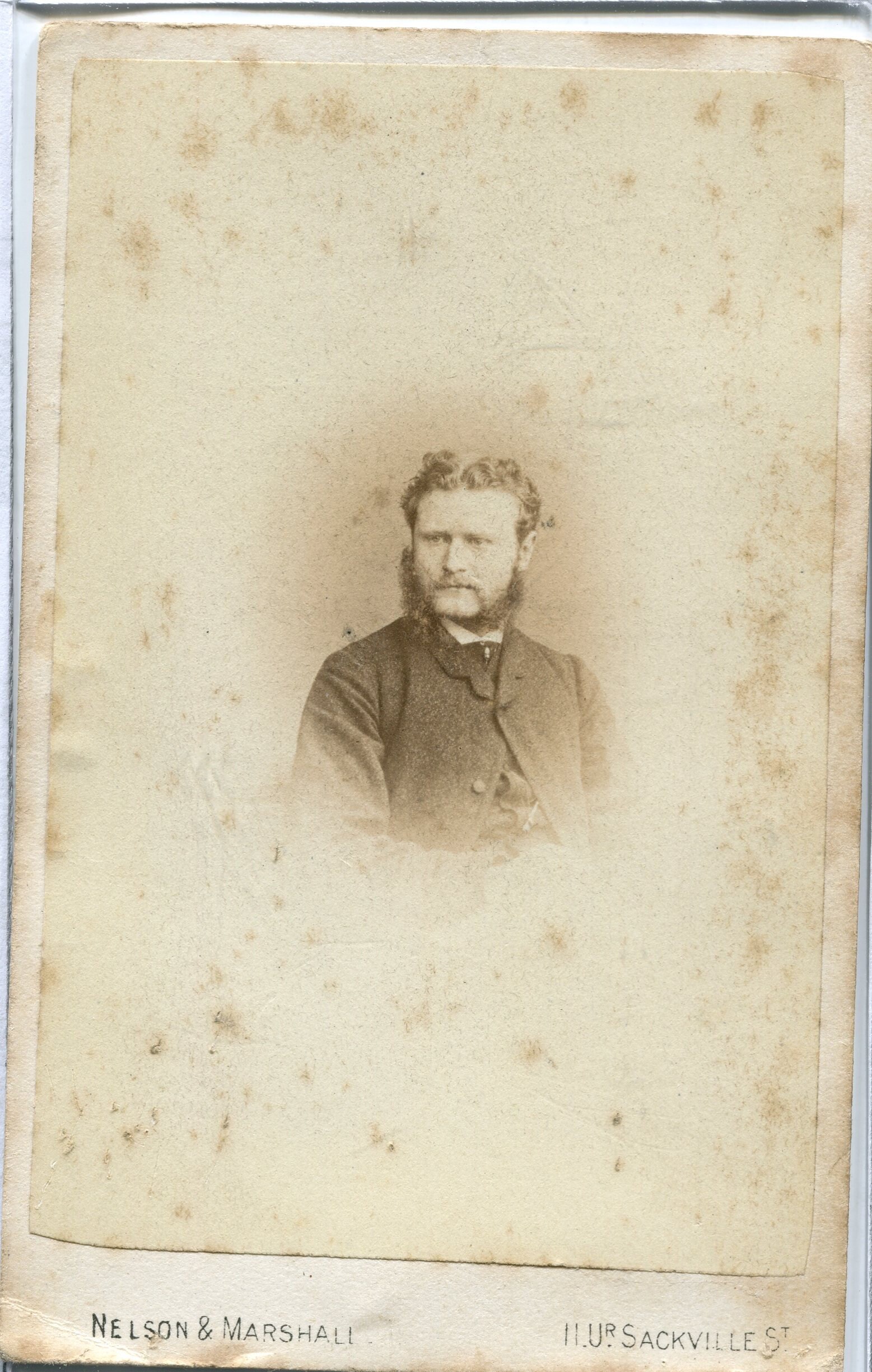 Victorian CDV Gentleman With Beard & Sideburns Fashion | Etsy