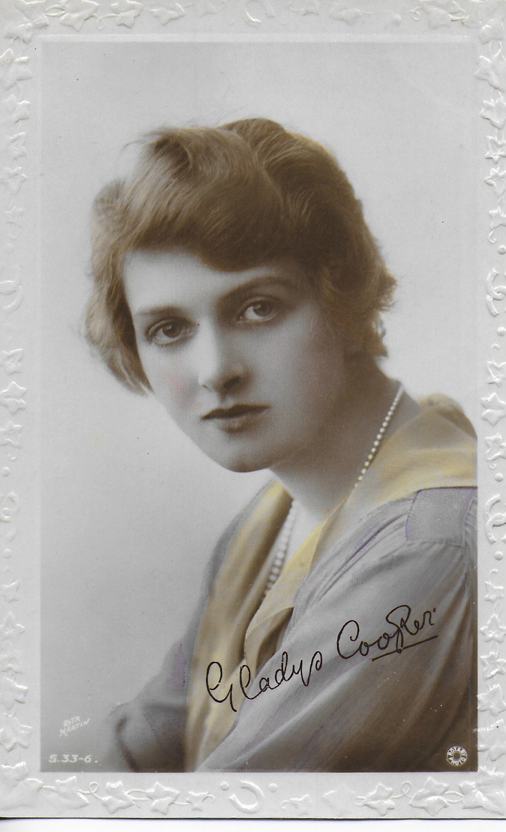 Gladys Cooper D7 British Actress RPPC Theatre Star Famed Beauty Famous ...