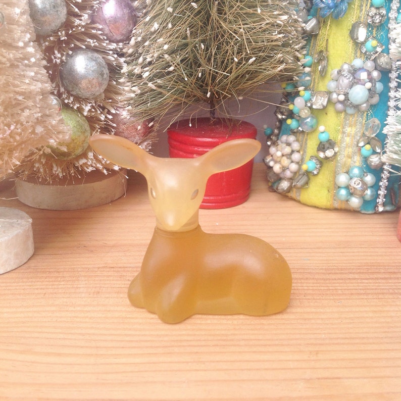 Vintage Avon Precious Doe Perfume in Deer Shaped Amber Colored Bottle ...