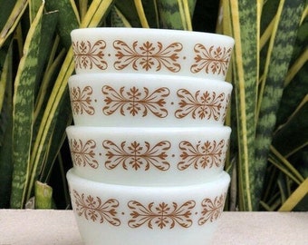 Brown Pyrex Bowl - Etsy