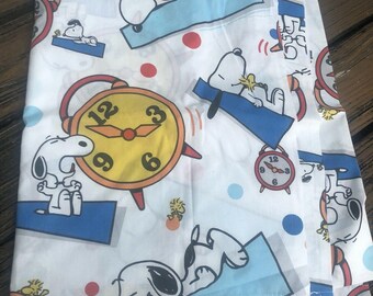 Snoopy Sheet With Clock - Etsy