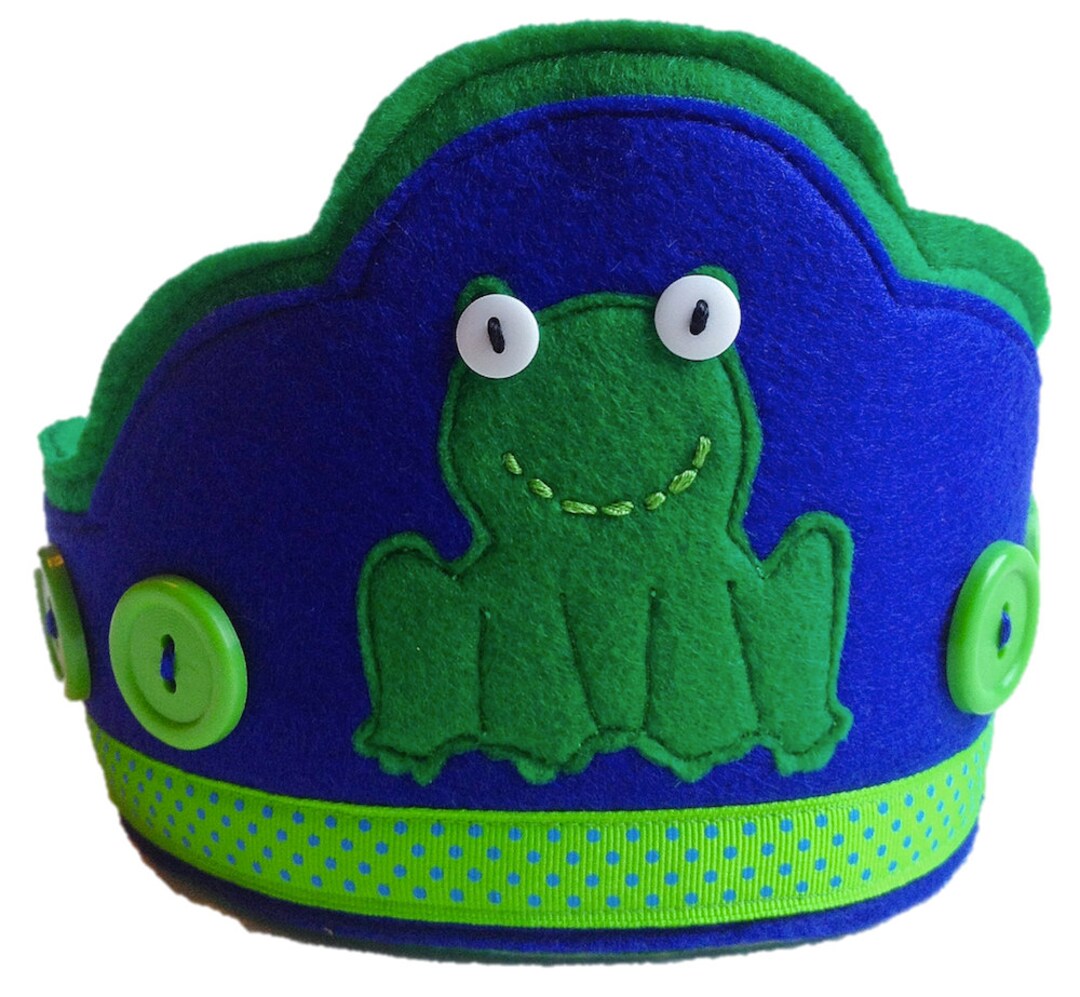 The Frog Prince or Princess Crown - Etsy