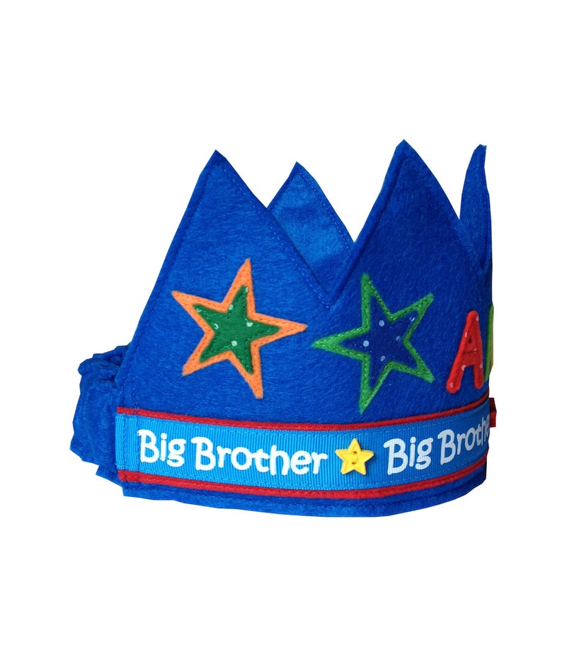 Big Brother Crown - Personalized / Custom Version - Etsy