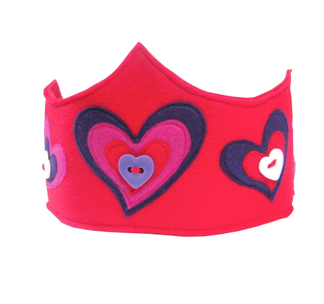 The Valentine Princess Crown - Etsy