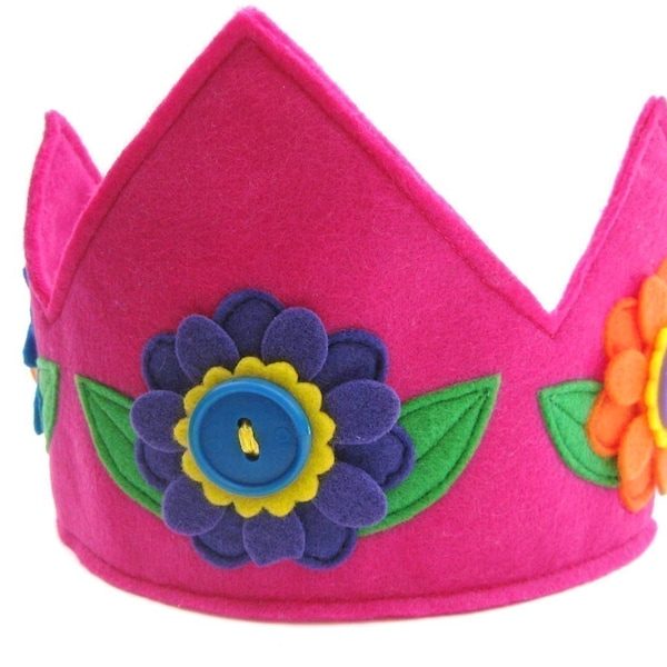 Felt Flower Crown - Etsy