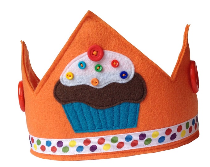 Birthday Cupcake Crown - Etsy