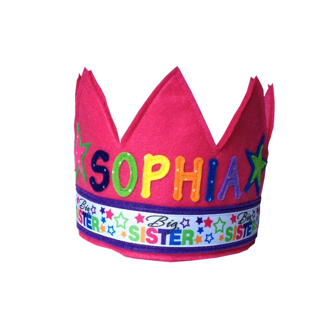 Big Sister Crown - Personalized / Custom Version - Etsy