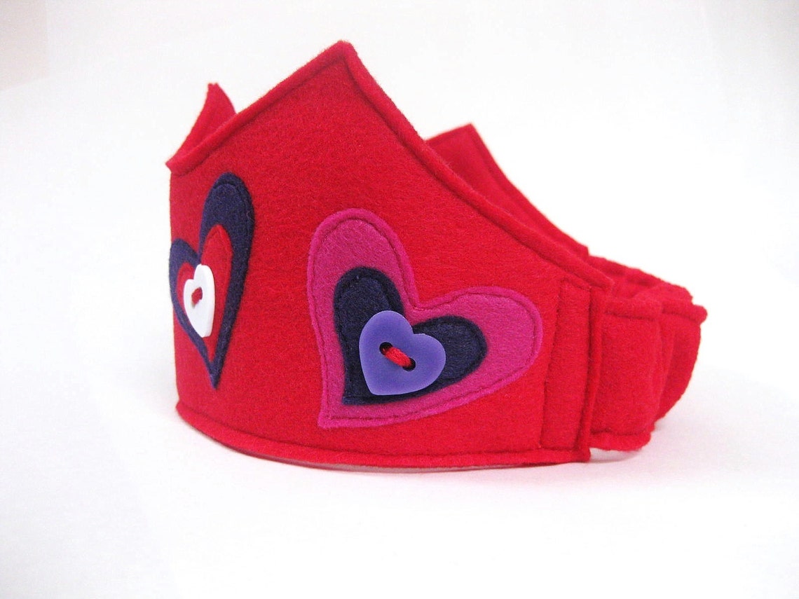 The Valentine Princess Crown - Etsy