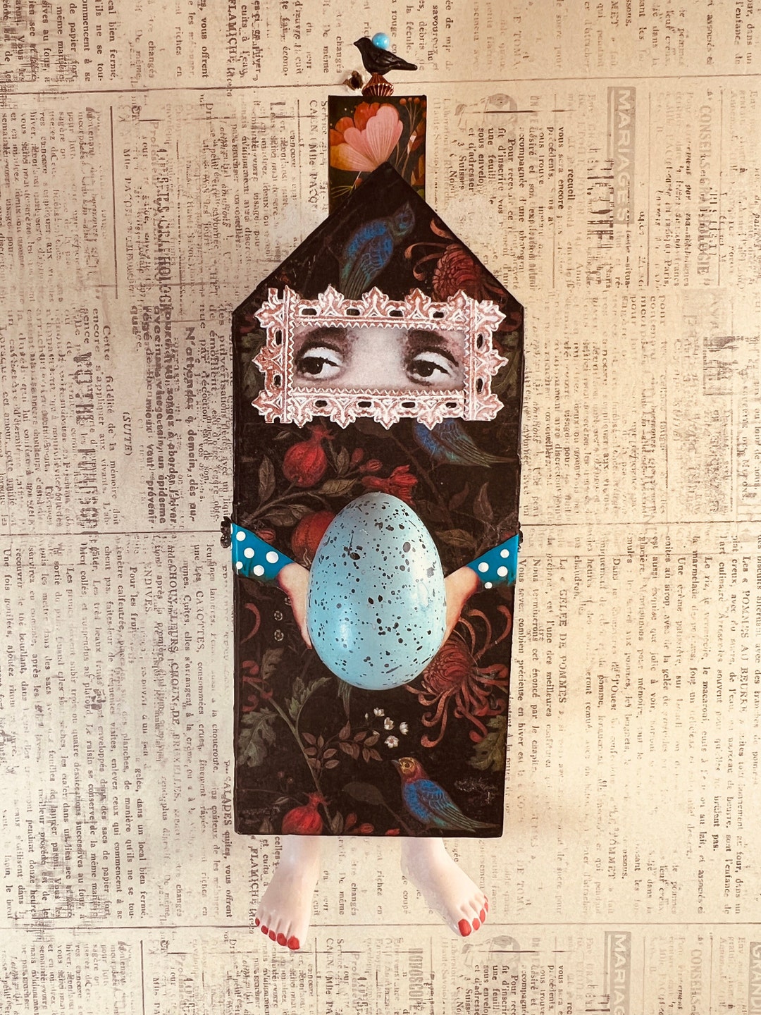 House Figure Sculpture Sanctuary - Etsy