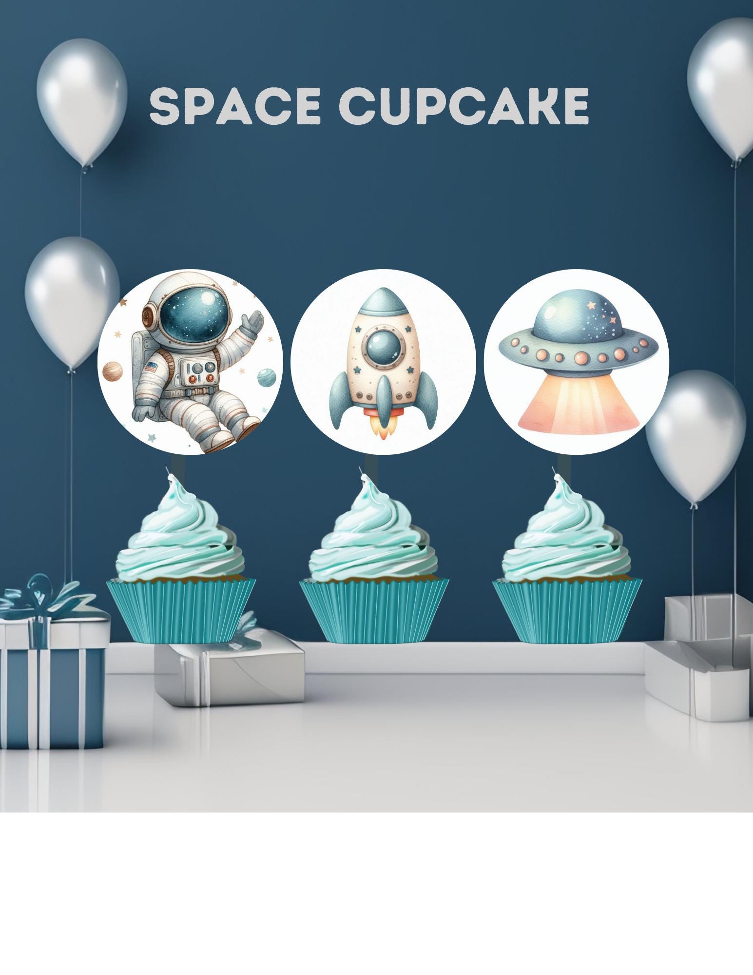 Personalized Astronaut Party Kit Box, Astronaut Birthday Theme ...