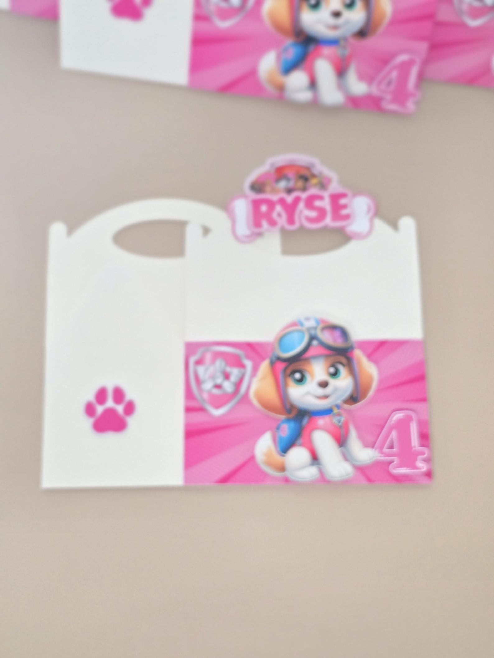 Skye Pow Patrol Skye Favor Party, Pow Patrol Gable Box 3D Candy Box ...