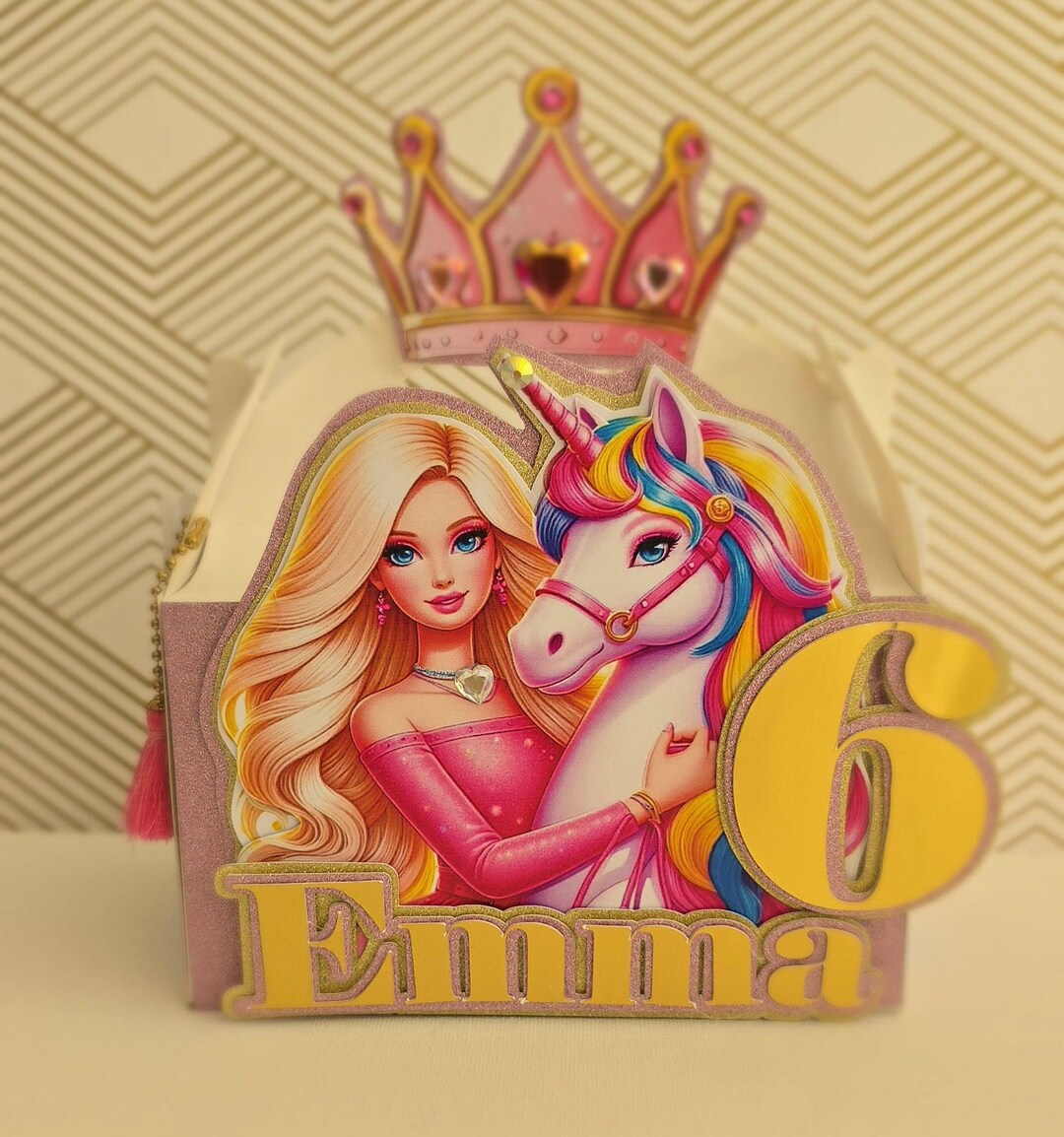 Barbie Favor Party, Barbie Candy Box, Barbie Theme Birthday. Gable Box ...