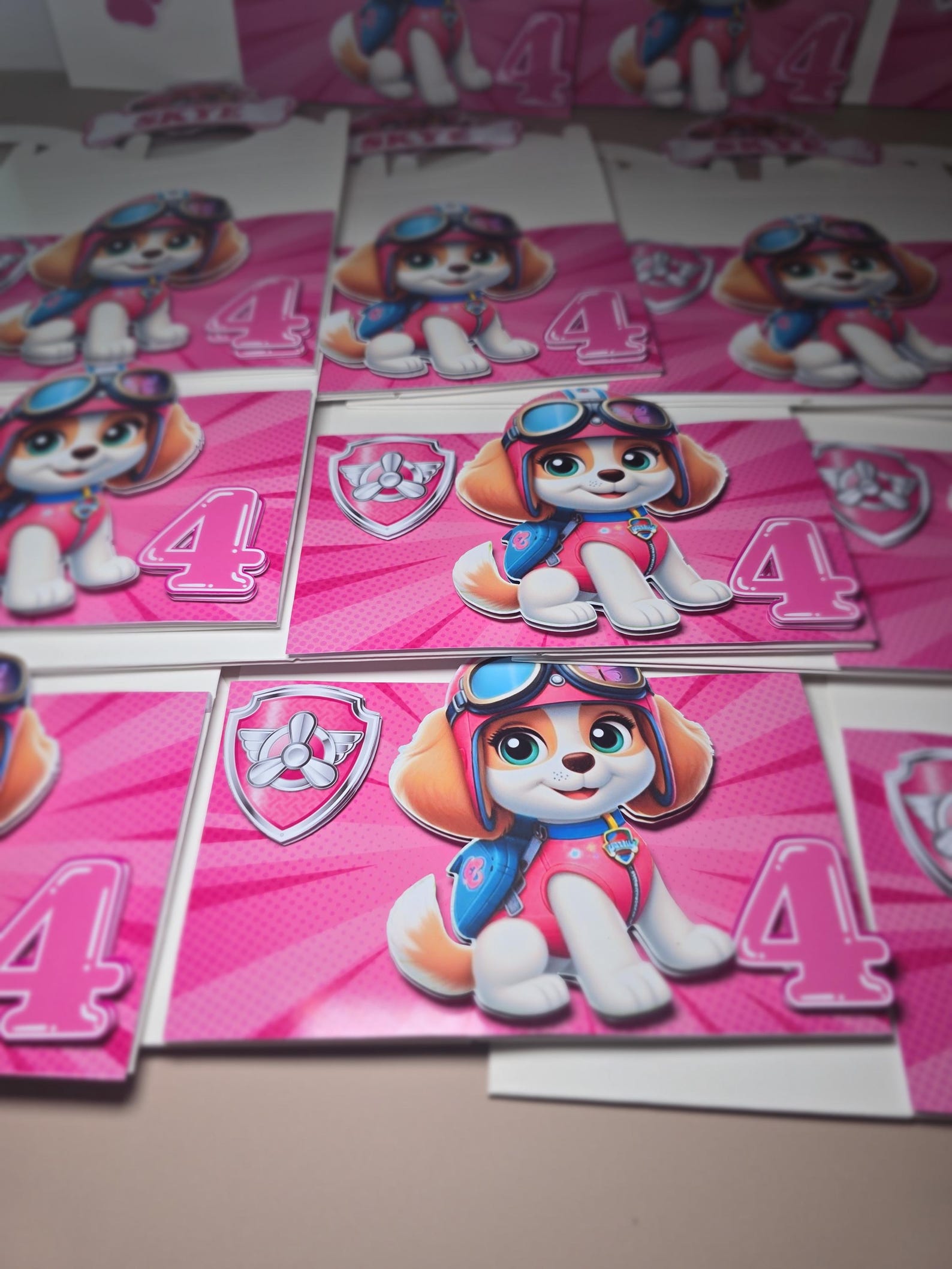 Skye Pow Patrol Skye Favor Party, Pow Patrol Gable Box 3D Candy Box ...