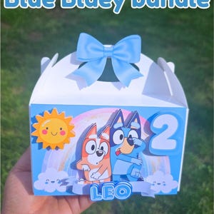 Bluey Birthday Party Favor Boxes: Handmade Packaging Set - Etsy